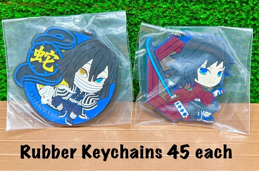 Demon Slayer Rubber Keychains, Hobbies & Toys, Toys & Games on Carousell
