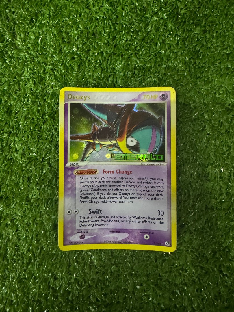 Deoxys EX Emerald Holo 2/106, Hobbies & Toys, Toys & Games on Carousell