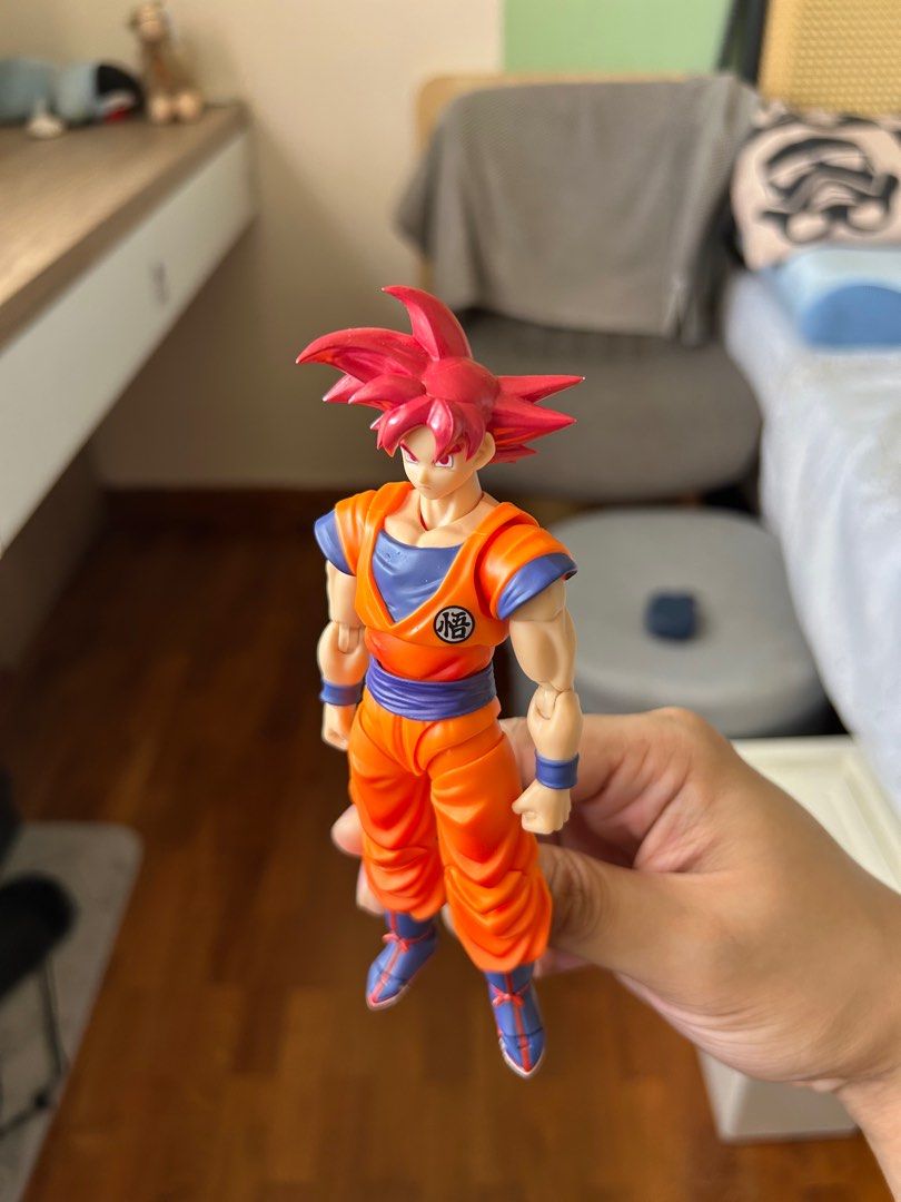 Dragon Ball shf SH Figuarts super saiyan god son goku, Hobbies & Toys ...