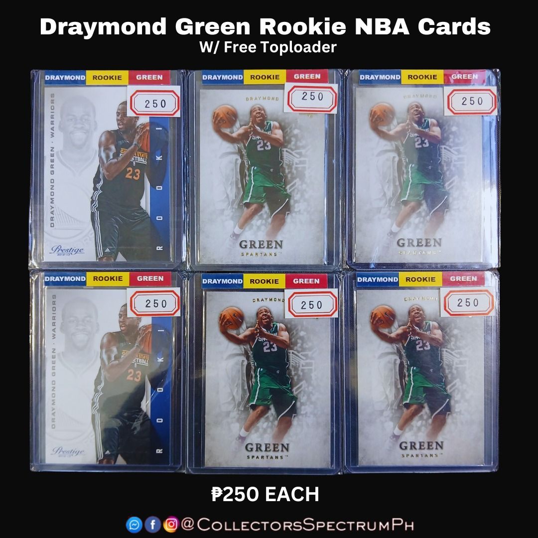 Draymond Green Rookie NBA Cards with Free Toploader - Upper Deck ...