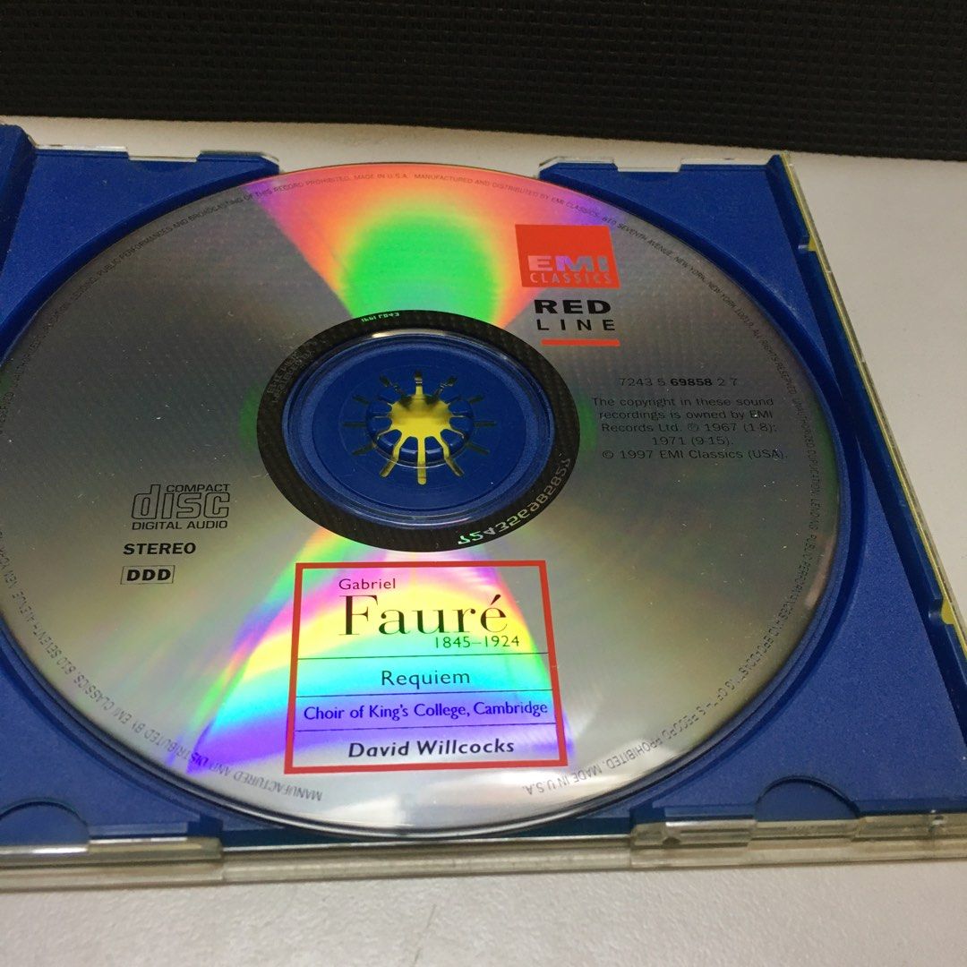 (Eng CD) Gabriel Faure Requiem conducted by David Willcocks, Hobbies ...