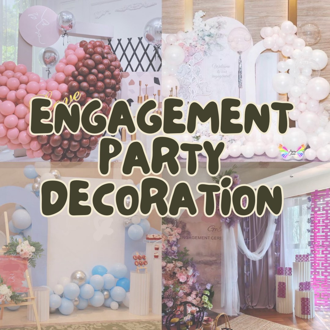 Engagement Party Decoration ROM Setup Affordable Hotel Indoor setup ...