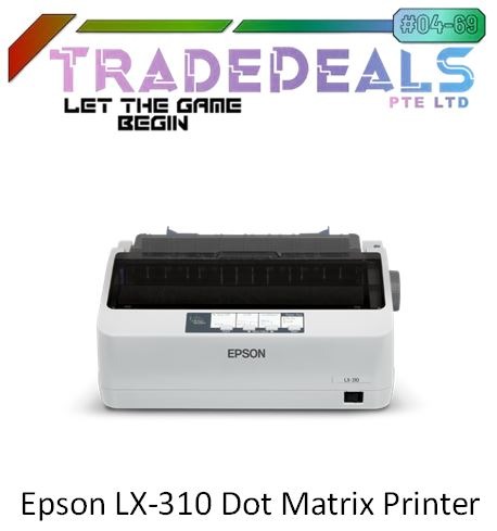 Epson Dot Matrix Printer LX-310, FX-2190II, FX-2190IIN, DFX-9000, LQ ...