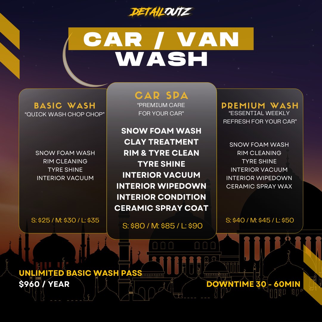 JUNE PROMO/Car Wash/Car Detailing/Van Wash/Polishing/Ceramic Coating ...