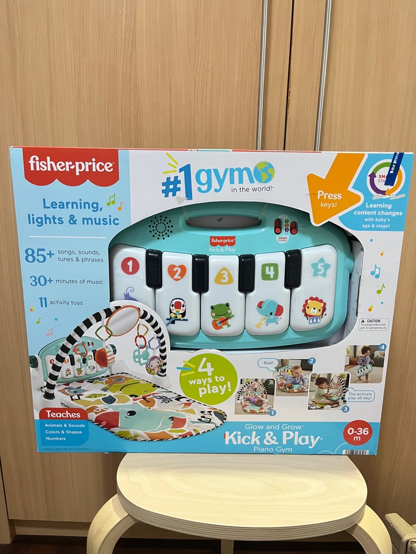 Fisher Price Piano Gym Glow and Glow, Toys & Collectibles, Mainan di ...