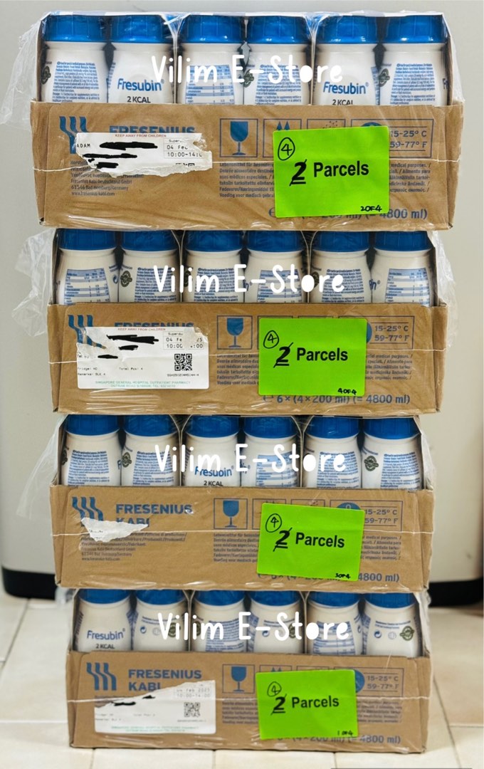 Fresubin 2 Kcal Cappuccino 200ml (4 Cartons), Health & Nutrition ...