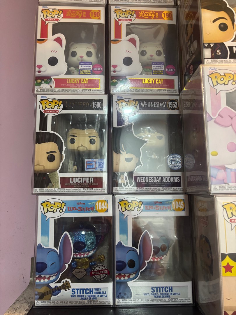 Funko Pop Clearance Sale Hello Kitty, Lucifer, Wednesday Addams, Olaf, Donald Duck, Tony The ...