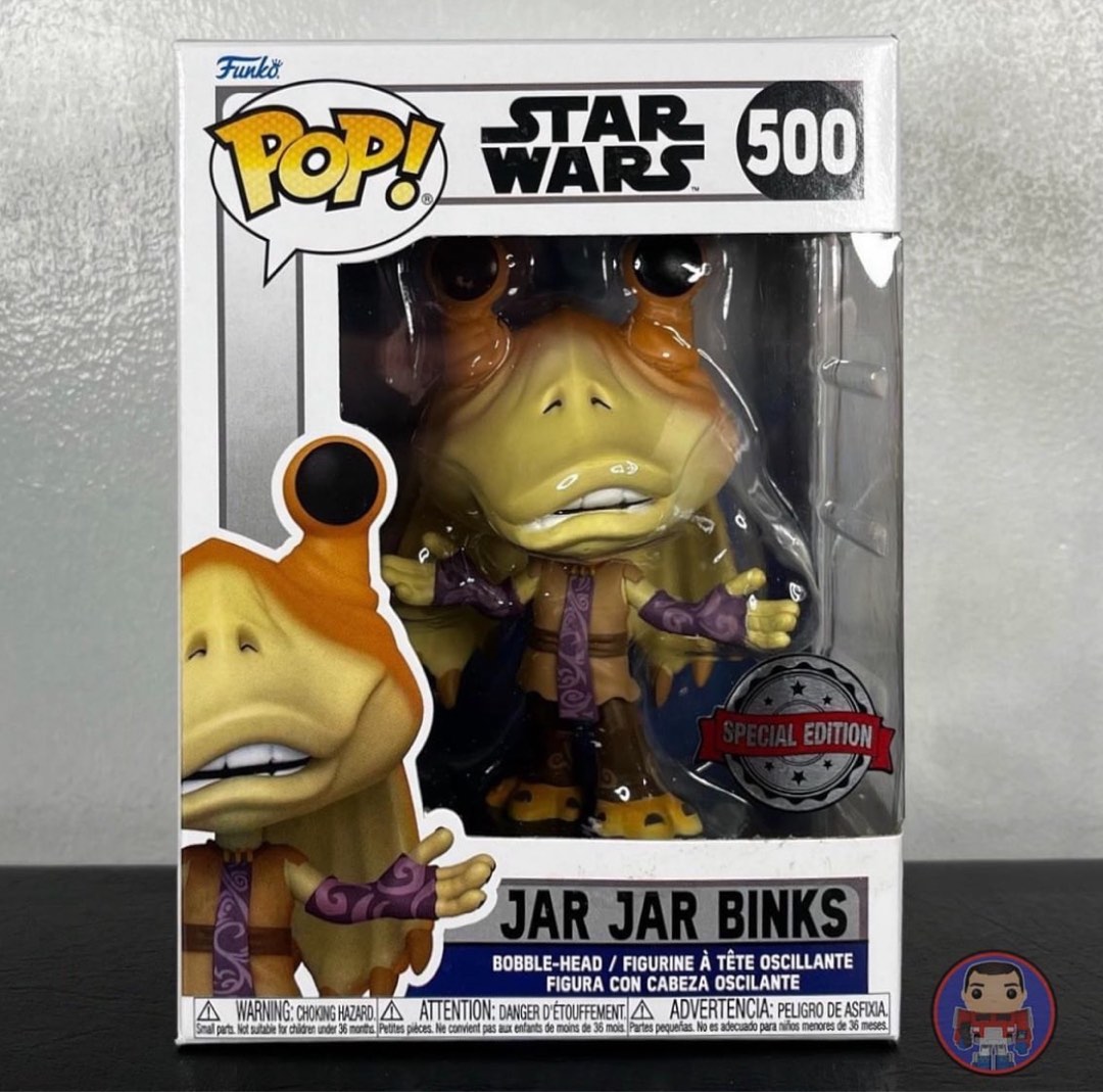 Funko Pop Star Wars - Jar Jar Binks (Special Edition), Hobbies & Toys ...