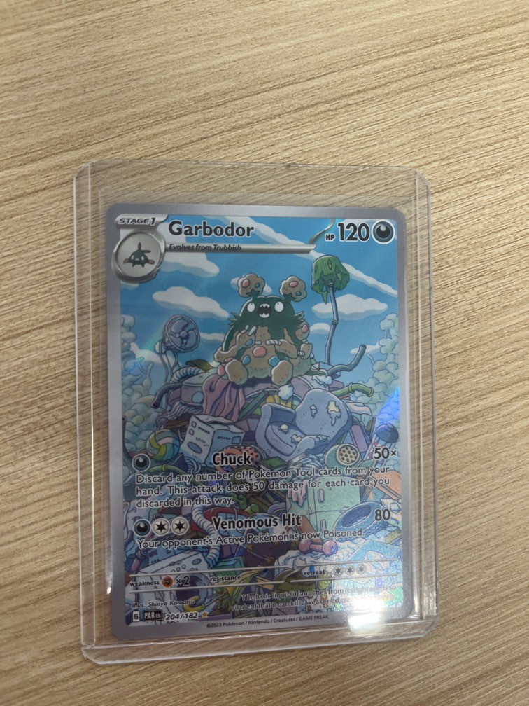 Garbodor Paradox Rift IR Pokemon Illustration Rare, Hobbies & Toys ...