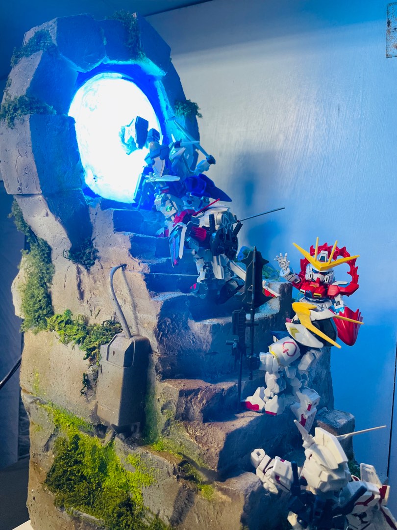 Gundam Portal Diorama, Hobbies & Toys, Toys & Games on Carousell