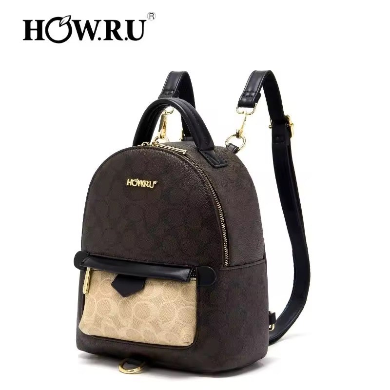 How.R.U Original Backpack Leather For Women Medium, Women's Fashion ...