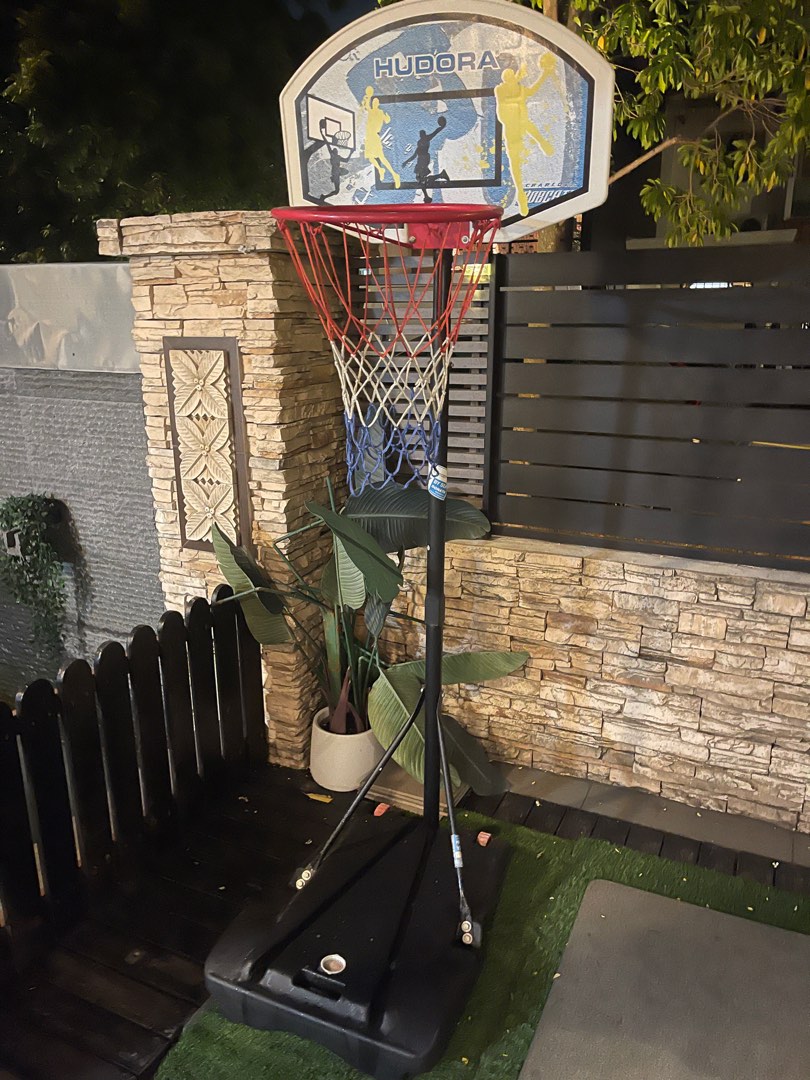 Hudora height adjustable Basketball hoop, Sports Equipment, Sports ...