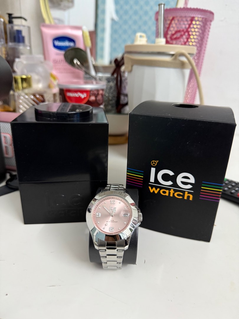 ICE WATCH ice steel classic - light pink, Women's Fashion, Watches ...
