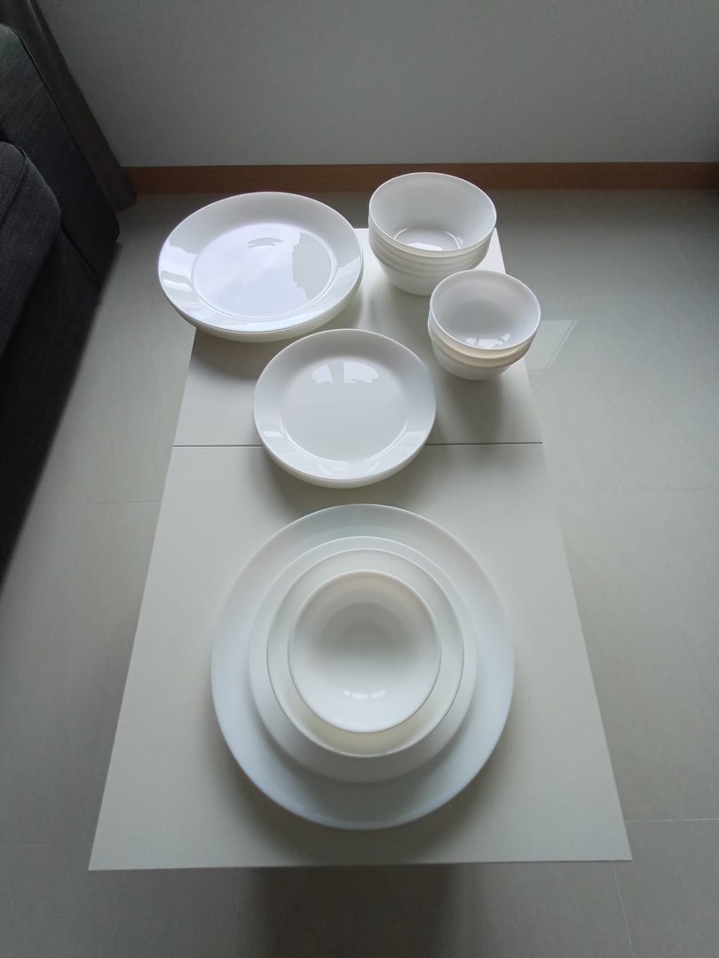IKEA dinnerware set (34 pcs) , Furniture & Home Living, Kitchenware ...