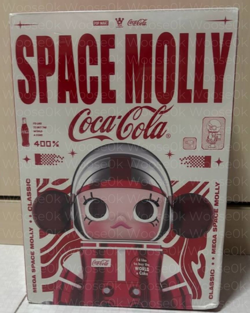 [INSTOCKS] POP MART MEGA SPACE MOLLY 400% TEAM COCA-COLA, Hobbies & Toys, Toys & Games on Carousell
