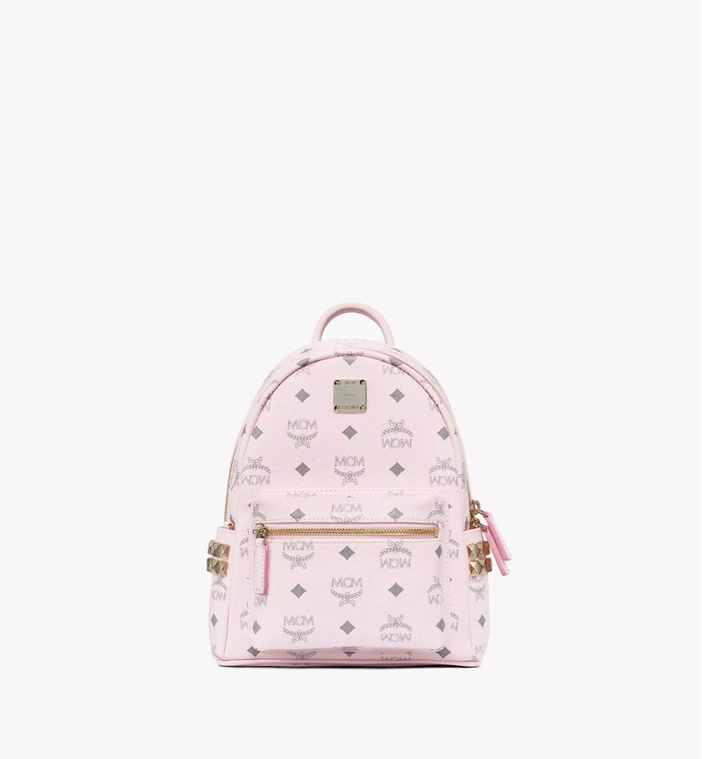 Jirai kei MCM powder pink backpack mini, Women's Fashion, Bags ...