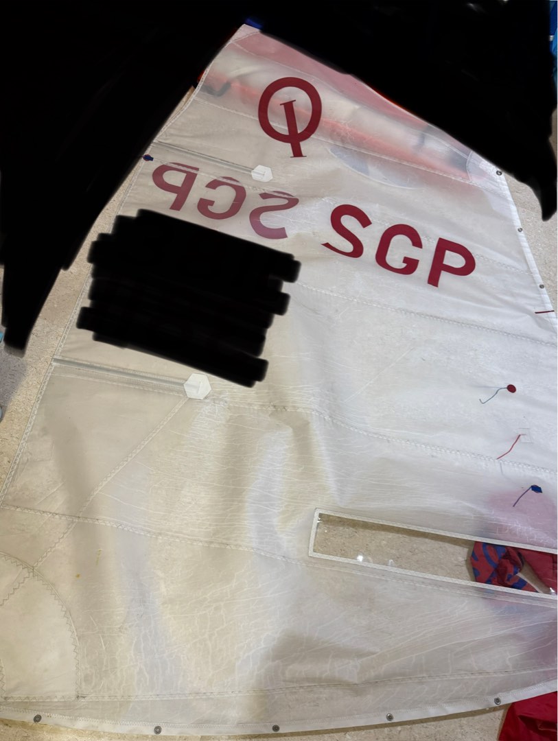 Optimist Jsail Red, Sports Equipment, Sports & Games, Water Sports on Carousell