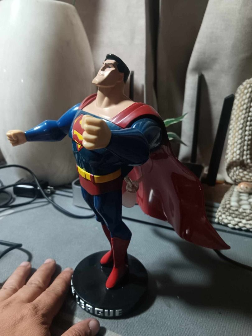 Justice League Flying Superman /BatmanAction Figure W/Stand "10 inches ...