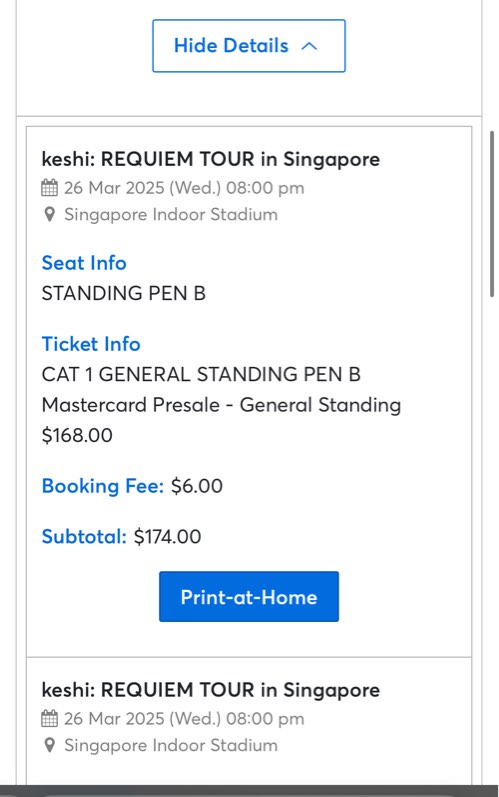 keshi requiem cat 1 standing ticket, Tickets & Vouchers, Event Tickets ...