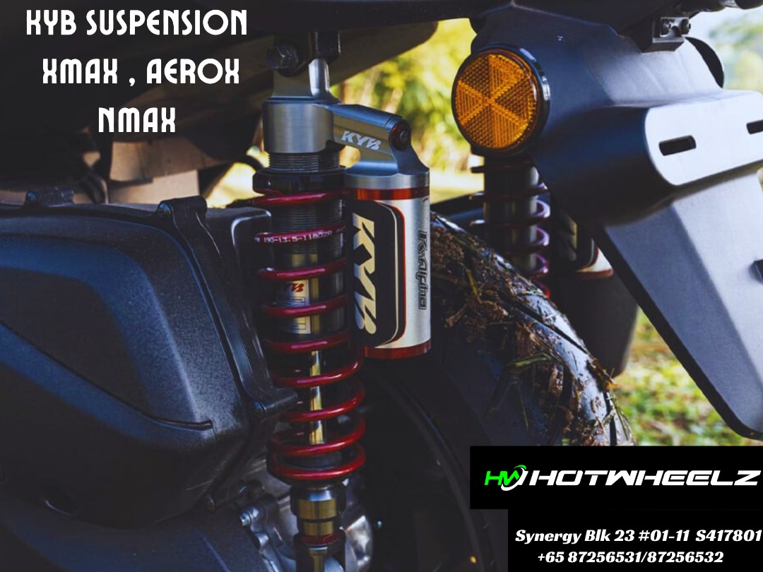 KYB SUSPENSION-YAMAHA XMAX/NMAX/AEROX, Motorcycles, Motorcycle ...