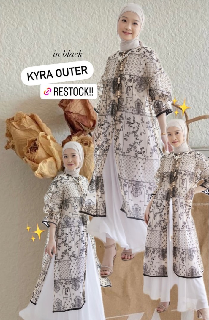 Kyra Outer from Delta.id, Women's Fashion, Muslimah Fashion, Baju ...