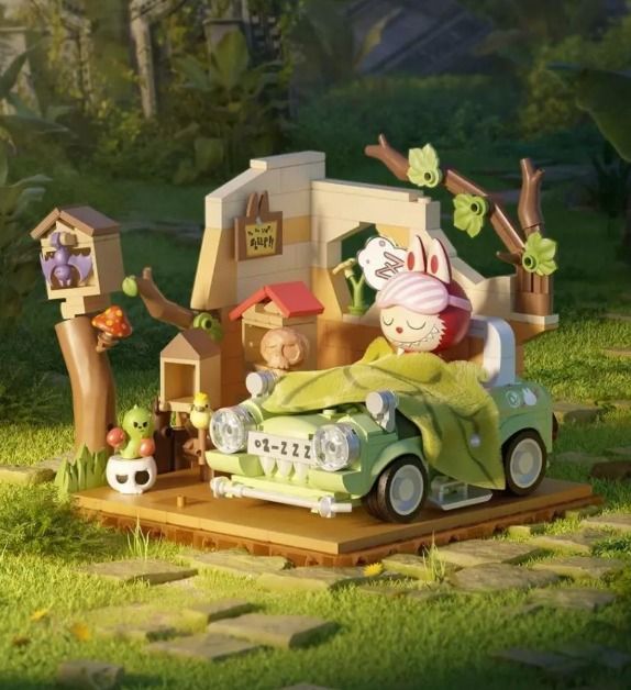 LABUBU | Forest Secret Base Series Building Block Version II | Seaside ...