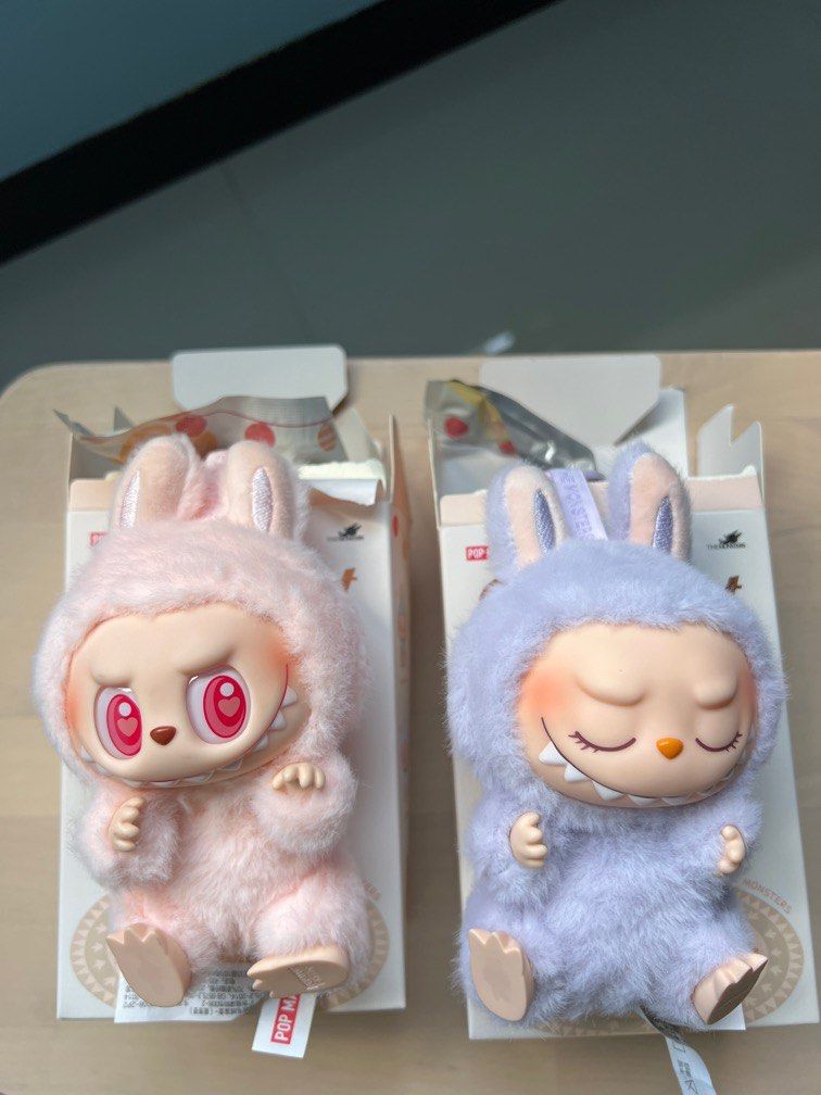 Labubu have a seat dada and zizi popmart authentic, Hobbies & Toys ...