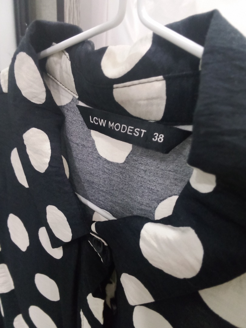LCW Modest Pokkadot Dress, Women's Fashion, Dresses & Sets, Dresses on ...