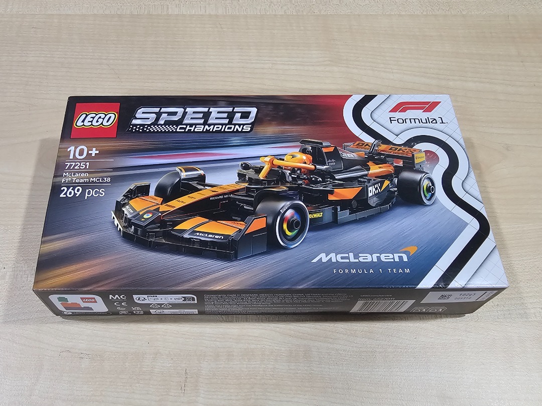 Lego Speed Champions 77251 McLaren F1 Team MCL38, Hobbies & Toys, Toys ...