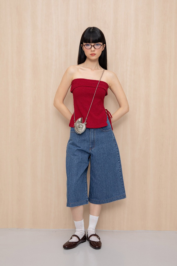 LIBBY TOP - SCARLET [BY MODPARADE], Women's Fashion, Tops, Sleeveless ...