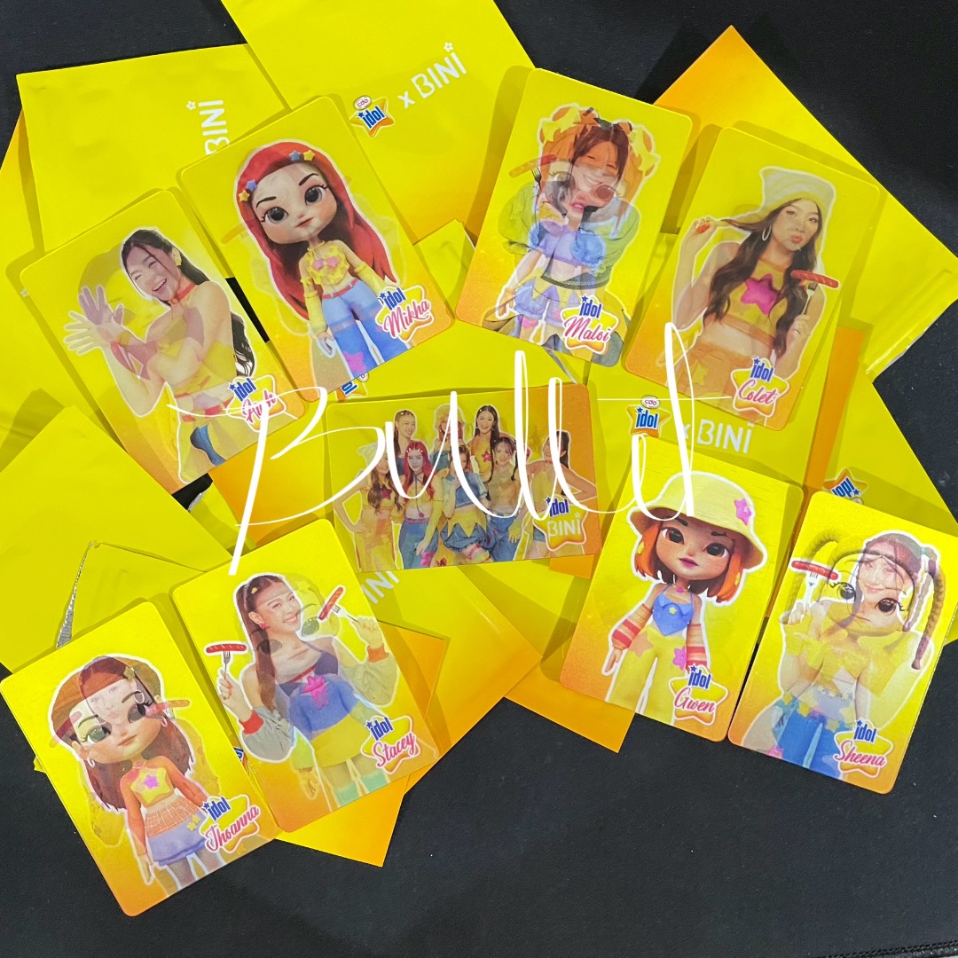 LIMITED: OFFICIAL CDO x BINI LENTICULAR COMPLETE SET, Hobbies & Toys ...