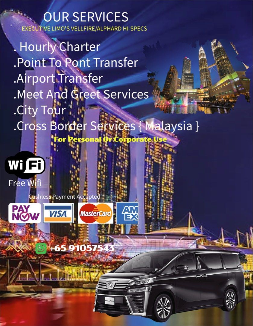 Limousine Services/Hourly Daily Charter /City Tour/Airport Transfer / Cross Border Services ...