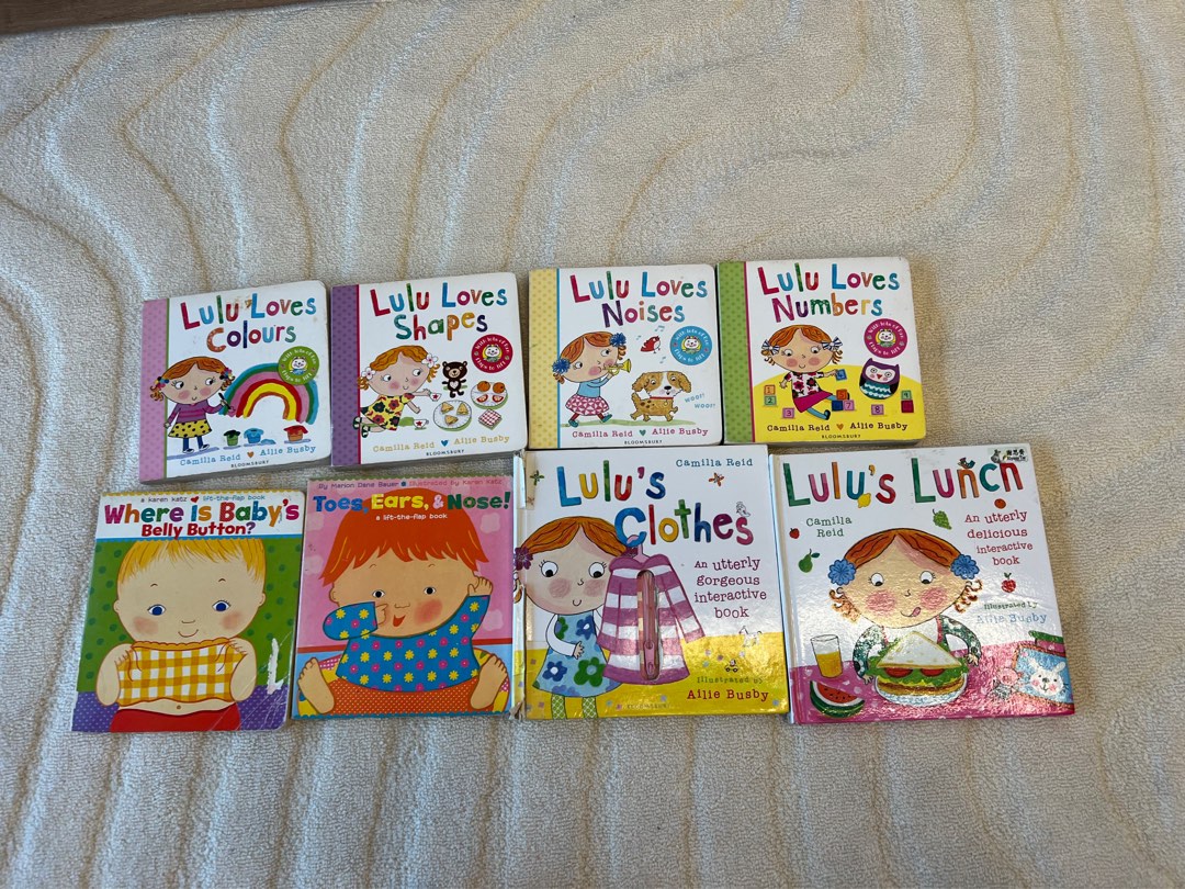 Lulu books and others 8 books, 興趣及遊戲, 書本 & 文具, 兒童書籍 - Carousell