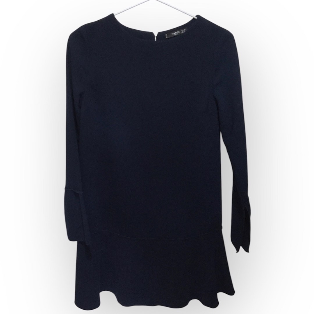 MANGO - Navy Blue Dress, Women's Fashion, Dresses & Sets, Dresses on ...