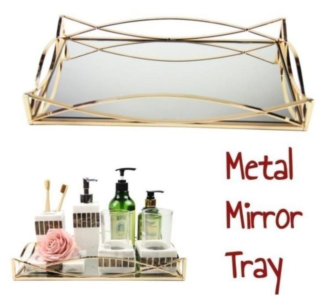 Metal mirror Tray, Furniture & Home Living, Home Decor Accessories ...