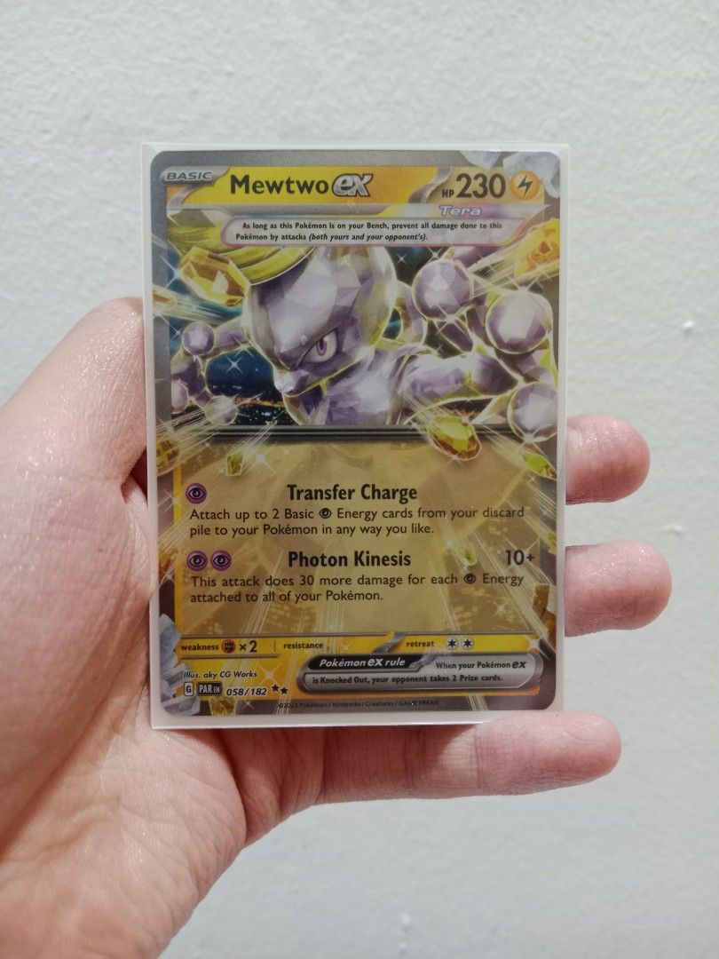 Mewtwo ex Paradox Rift Double Rare 058/182, Hobbies & Toys, Toys ...