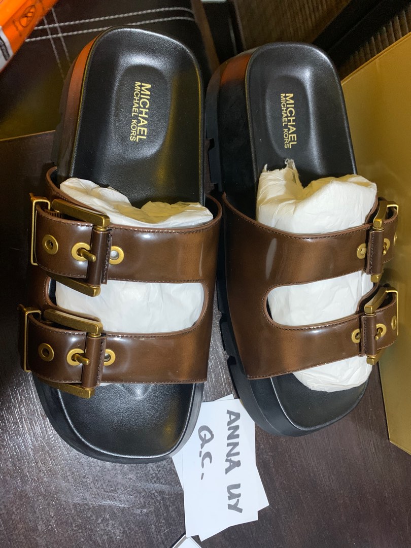 Michael kors slides original, Women's Fashion, Footwear, Flats ...