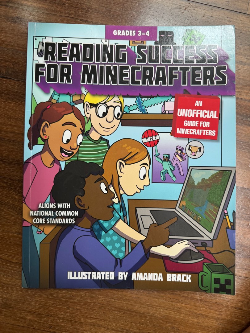 Minecraft English workbook for Grade 3-4, Hobbies & Toys, Books ...