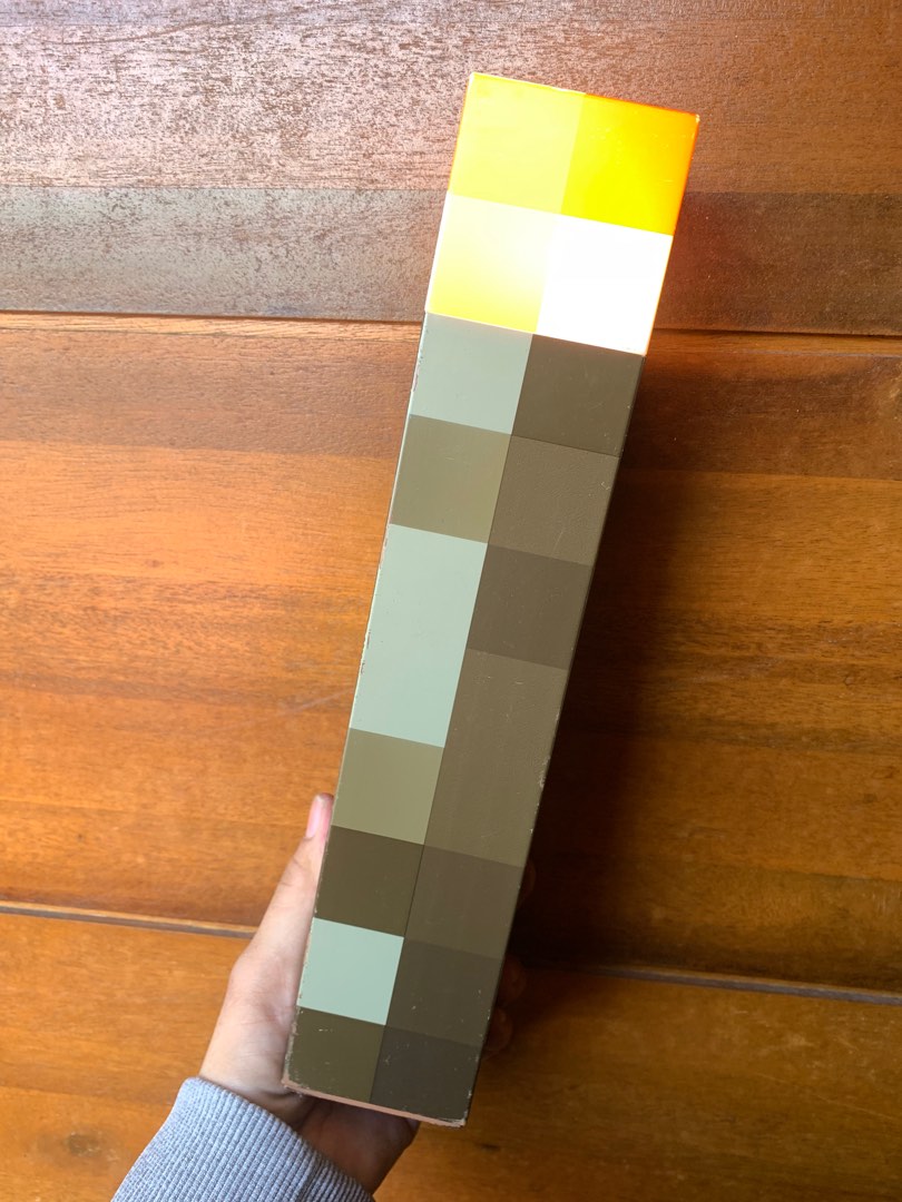 Minecraft Torch Light, Hobbies & Toys, Toys & Games on Carousell