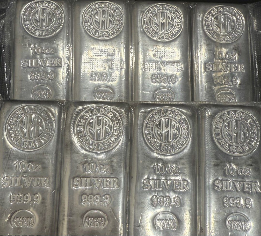 Nadir Silver Bar 10oz, Hobbies & Toys, Memorabilia & Collectibles ...