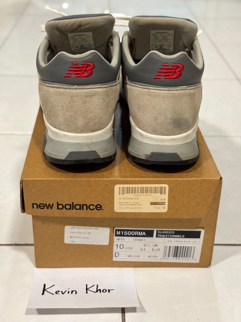 New Balance 1500 “One Block Down - Rome” US 10, Men's Fashion, Footwear ...
