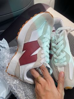New Balance 327 Womens in Maroon, Women's Fashion, Footwear, Sneakers ...