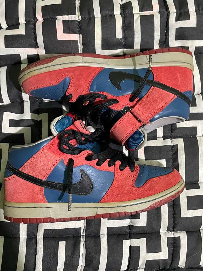 Nike dunk mid rare spiderman 2008 collab, Men's Fashion, Footwear ...