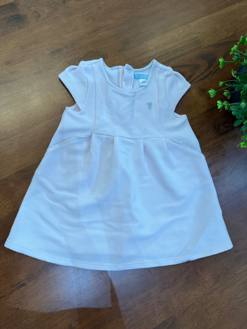 Obaibi baby pink dress for baby girl, Babies & Kids, Babies & Kids ...