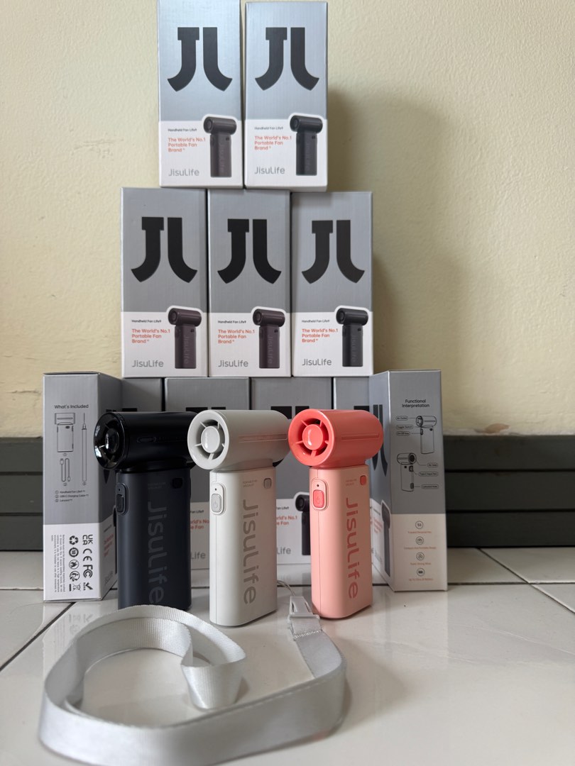 (Offer 10 unit) Jisulife Protable fan life 9-3600mah, Furniture & Home ...