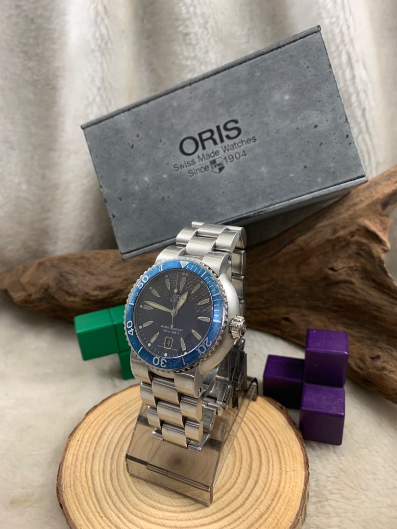Oris Divers Date 0173375338555 Watch Automatic Swiss Made Date Skeleton Backcase Size 44mm ...