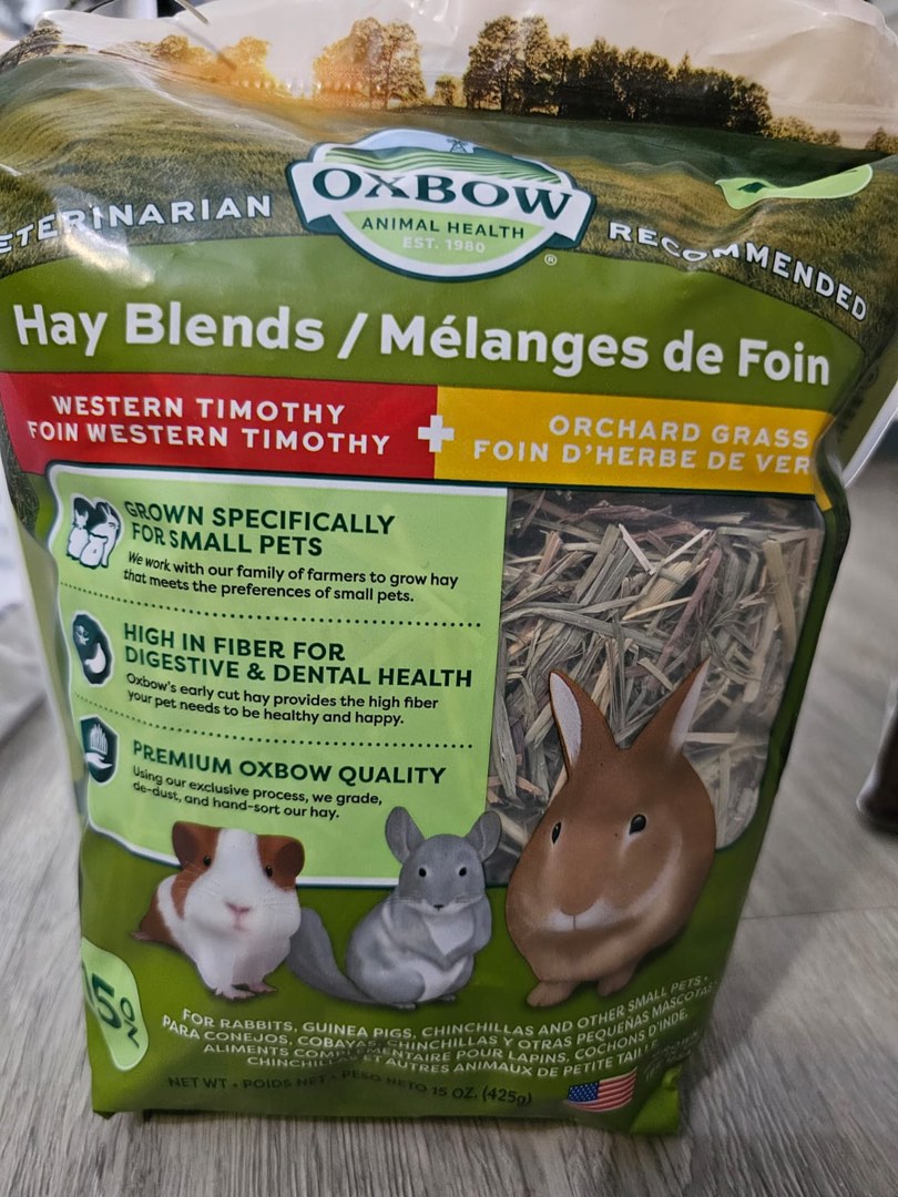 Whole set: Oxbow Pellets, Hay and Pee Tray, Pet Supplies, Homes & Other ...