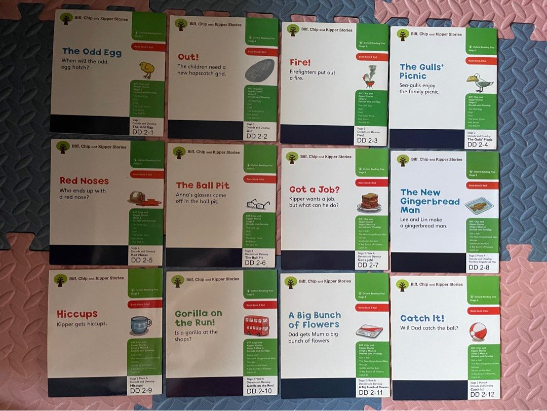 Oxford Reading Tree ORT Books: DD2-1 to DD2-12, 興趣及遊戲, 書本 & 文具, 兒童書籍 ...