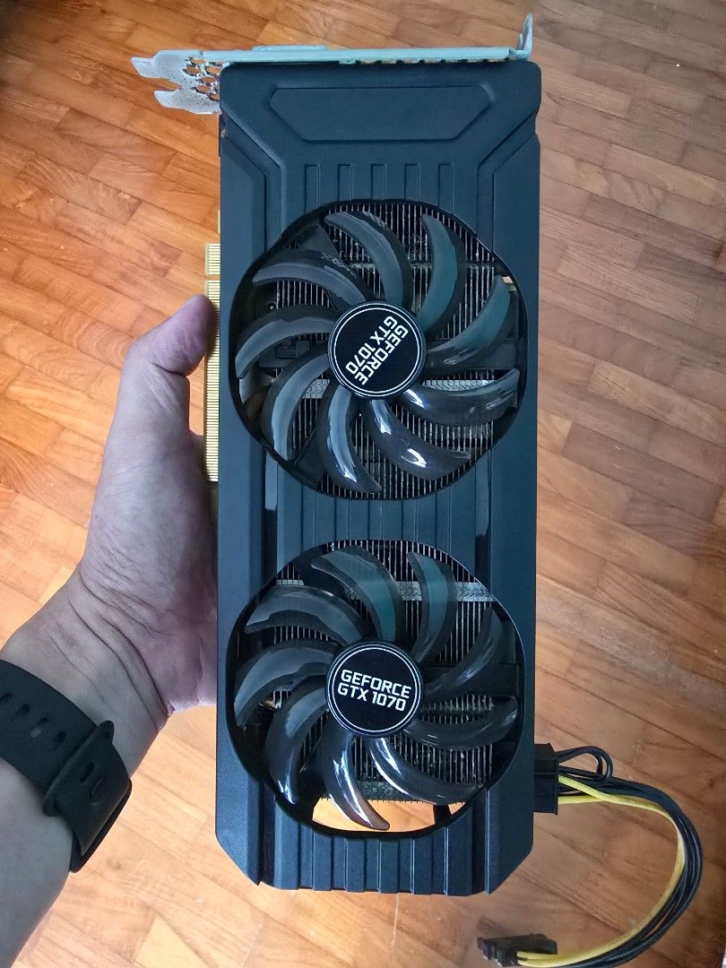 Palit GeForce Nvidia GTX 1070 Dual 8 GB GDDR5 graphics card gaming ...