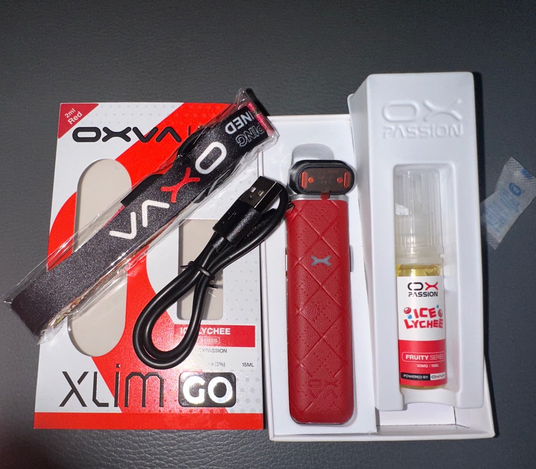 Pods Oxva Xlim Go Red Preloved, Elektronik, Lainnya di Carousell
